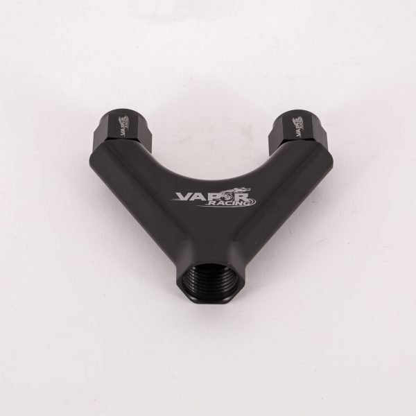 Y Block Connector Aluminium -8AN x -10AN x -8AN - VapoR Racing